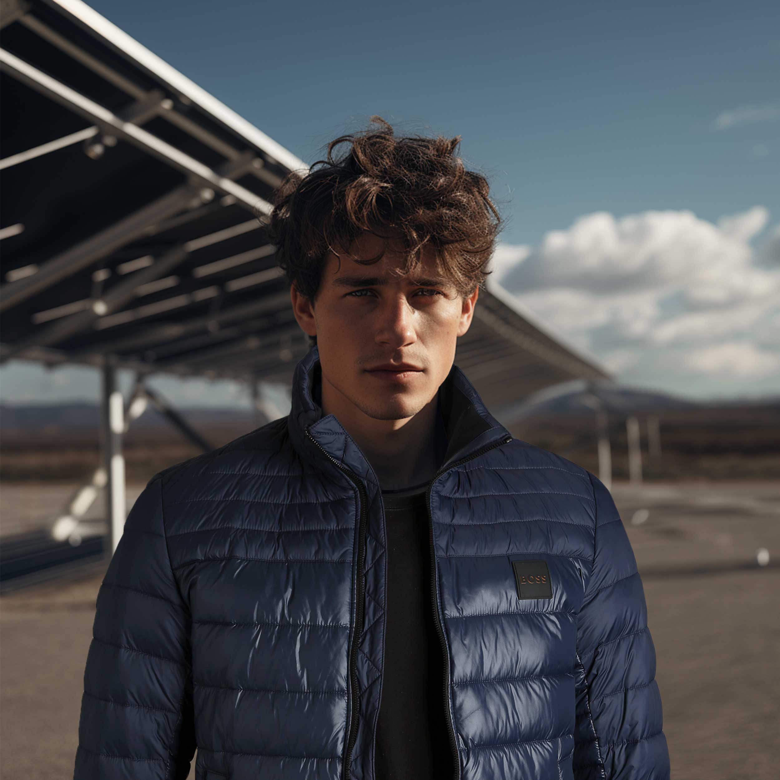 BOSS Oden Jacket in Navy | BOSS | Norton Barrie