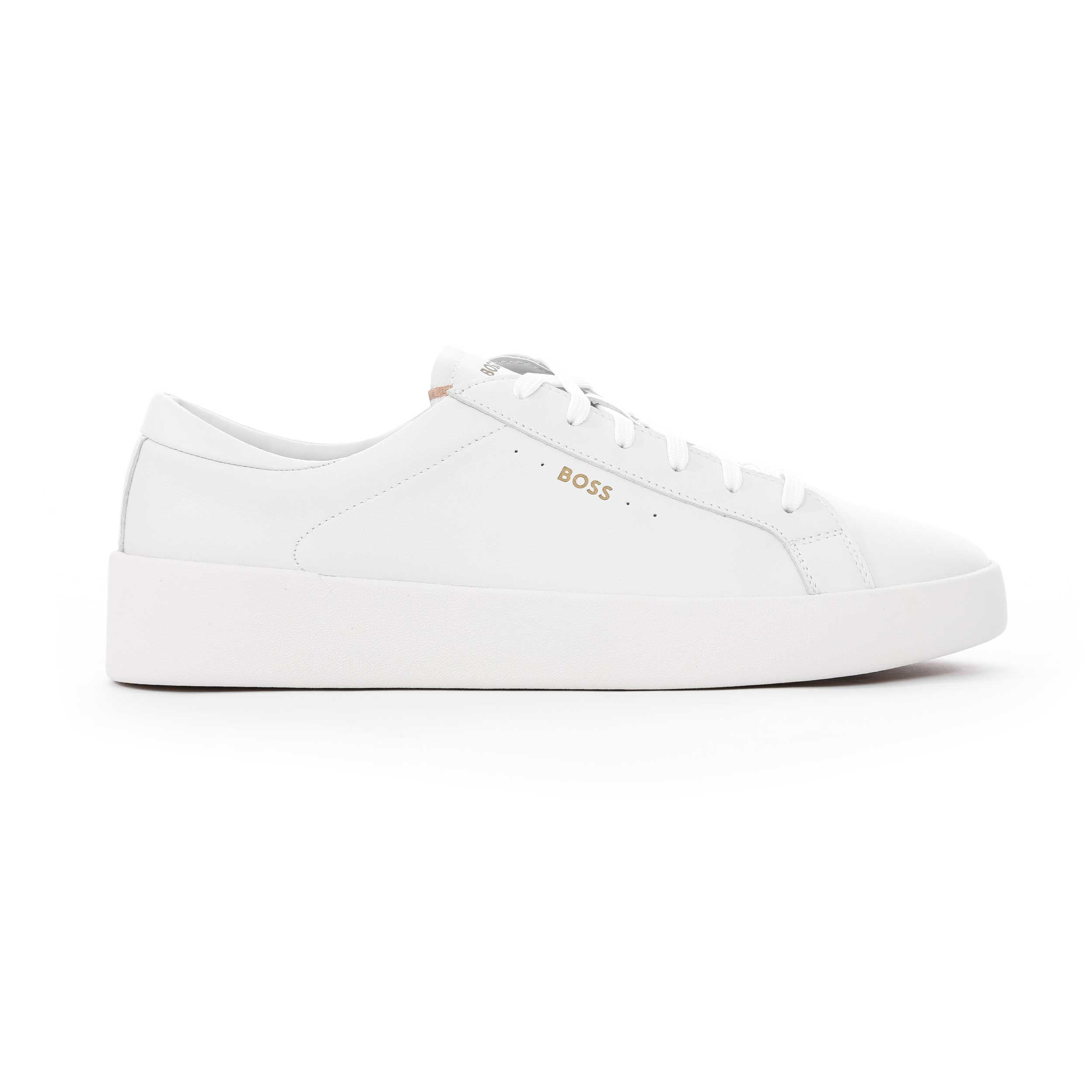 BOSS Belwar Tenn lt Trainer in White | BOSS | Norton Barrie