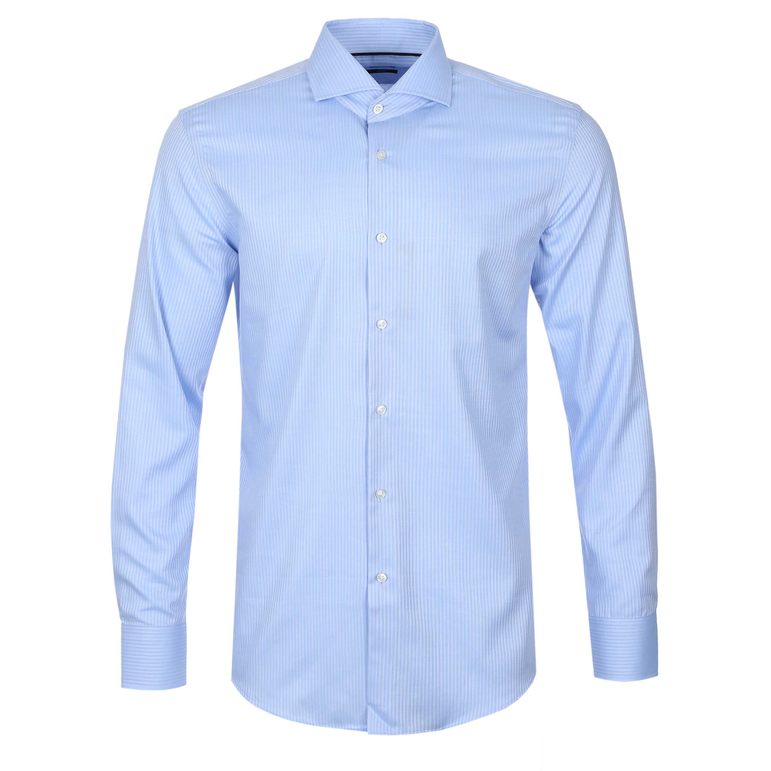 BOSS H Hank spr B1 C1 253 Shirt in Light Pastel Blue | BOSS | Norton Barrie
