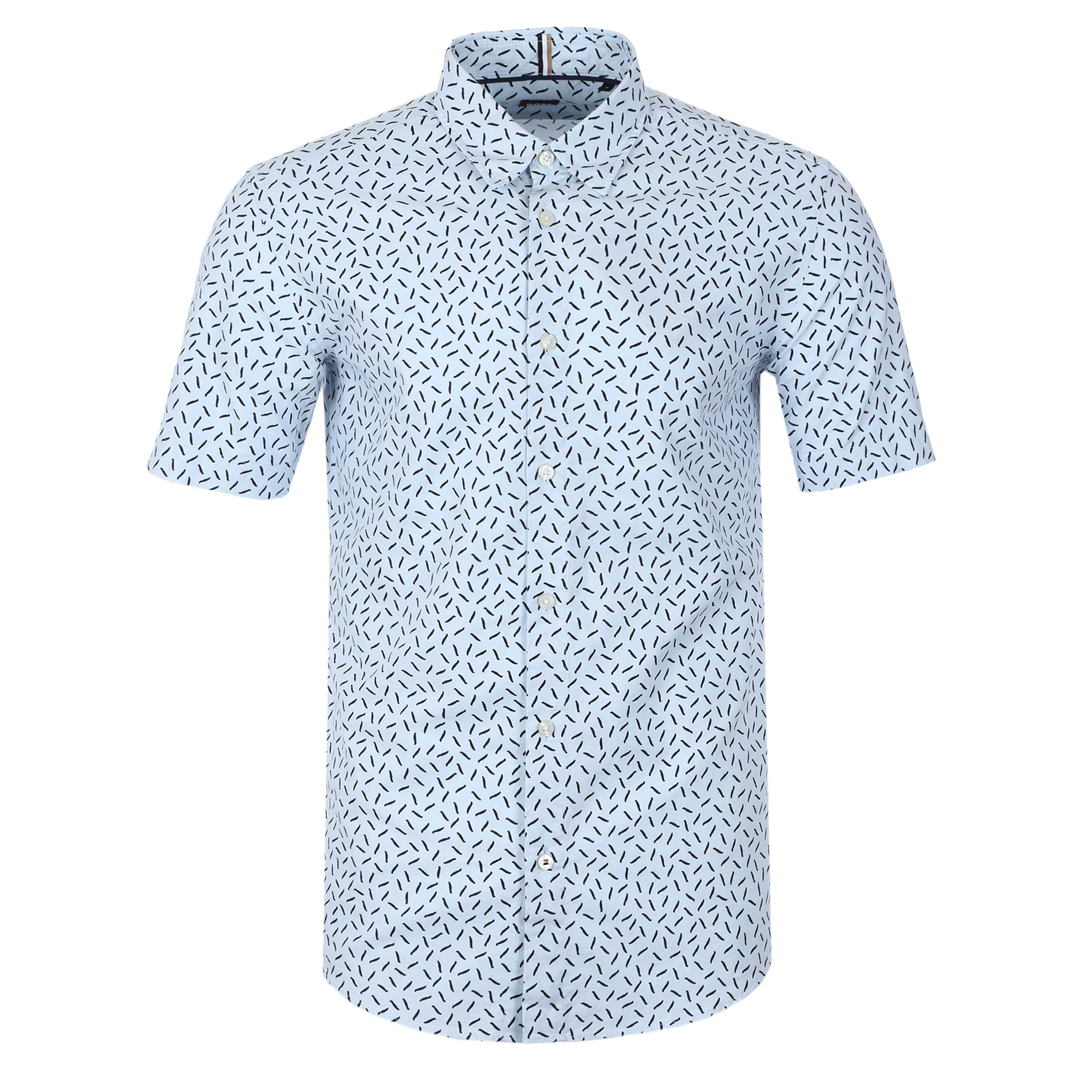 BOSS S Roan Ken SH C1 242 SS Shirt in Light Blue | BOSS | Norton Barrie