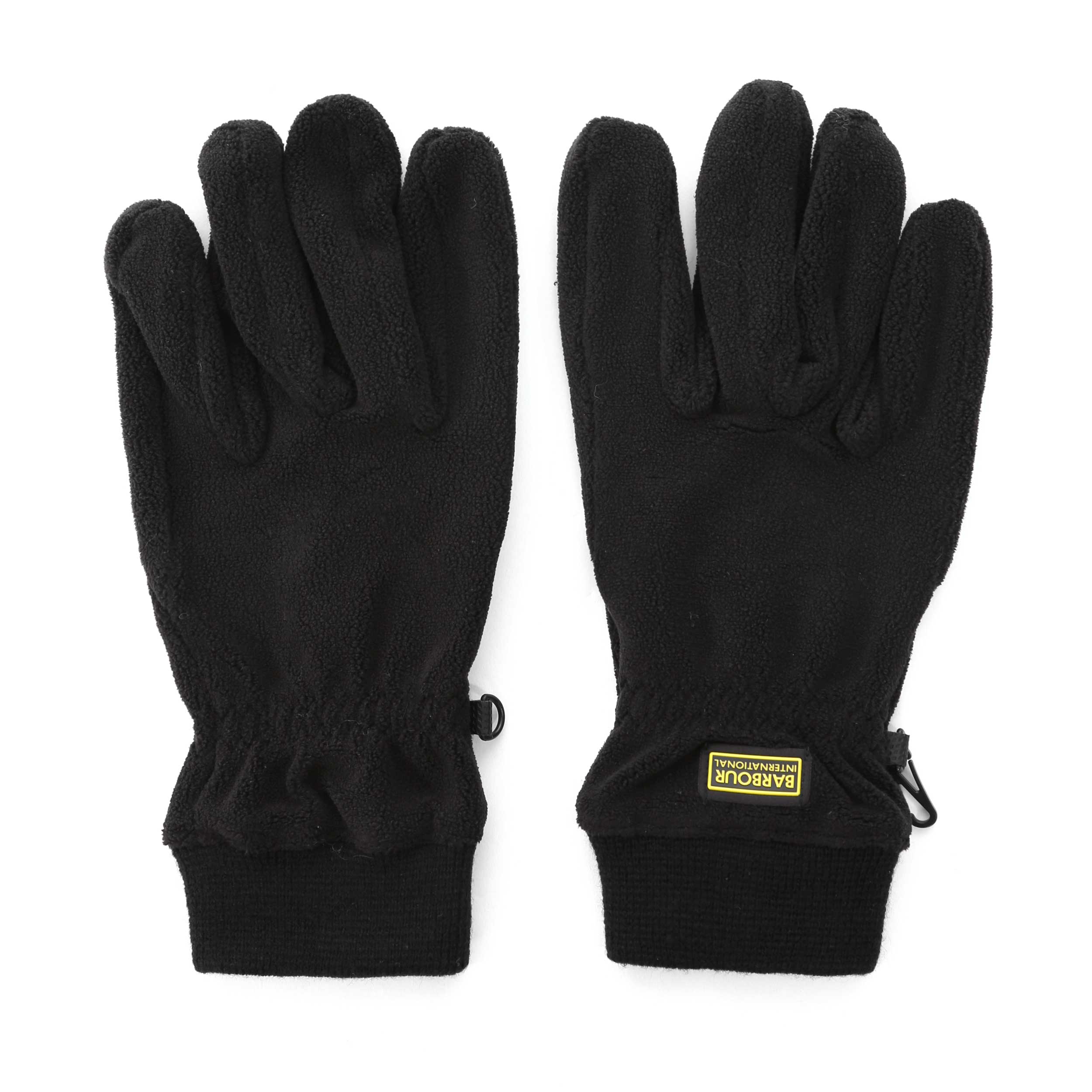 Barbour Axle Fleece Gloves in Black | BOSS | Norton Barrie