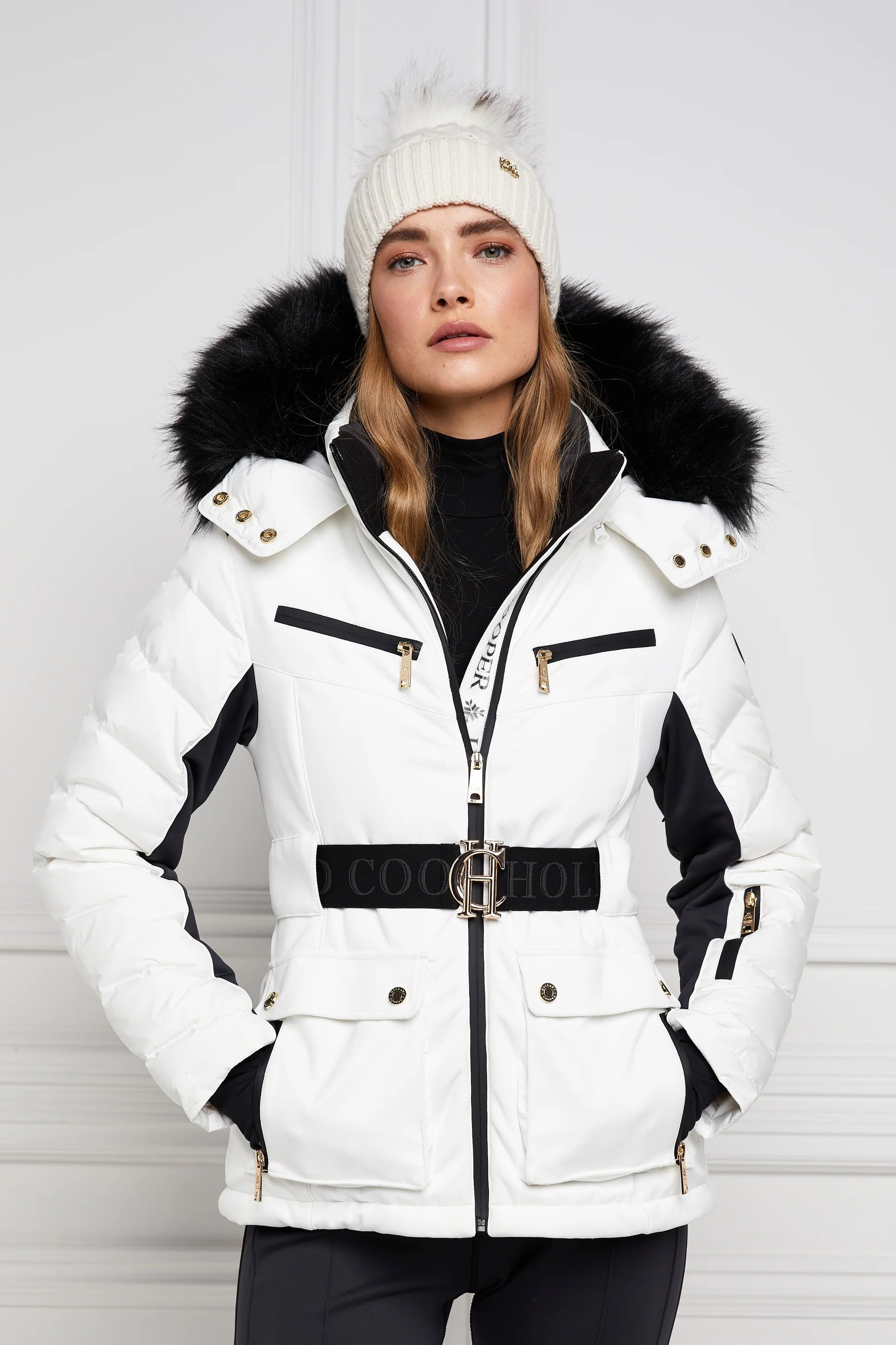 Holland Cooper Ski Jacket in White | Holland Cooper – Norton Barrie