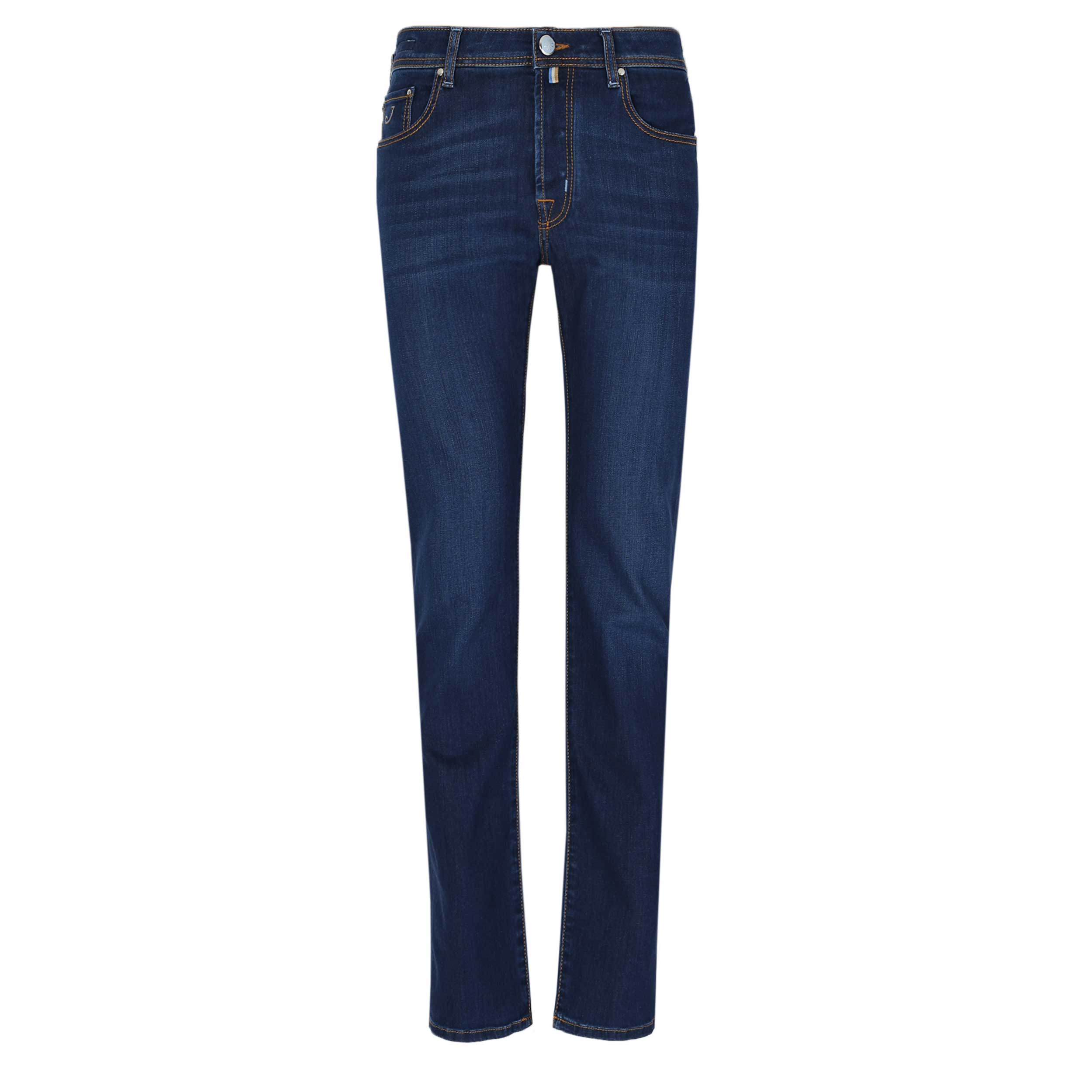 Jacob Cohen Bard Sky Blue Suede Badge Jean in Blue Denim – Norton Barrie