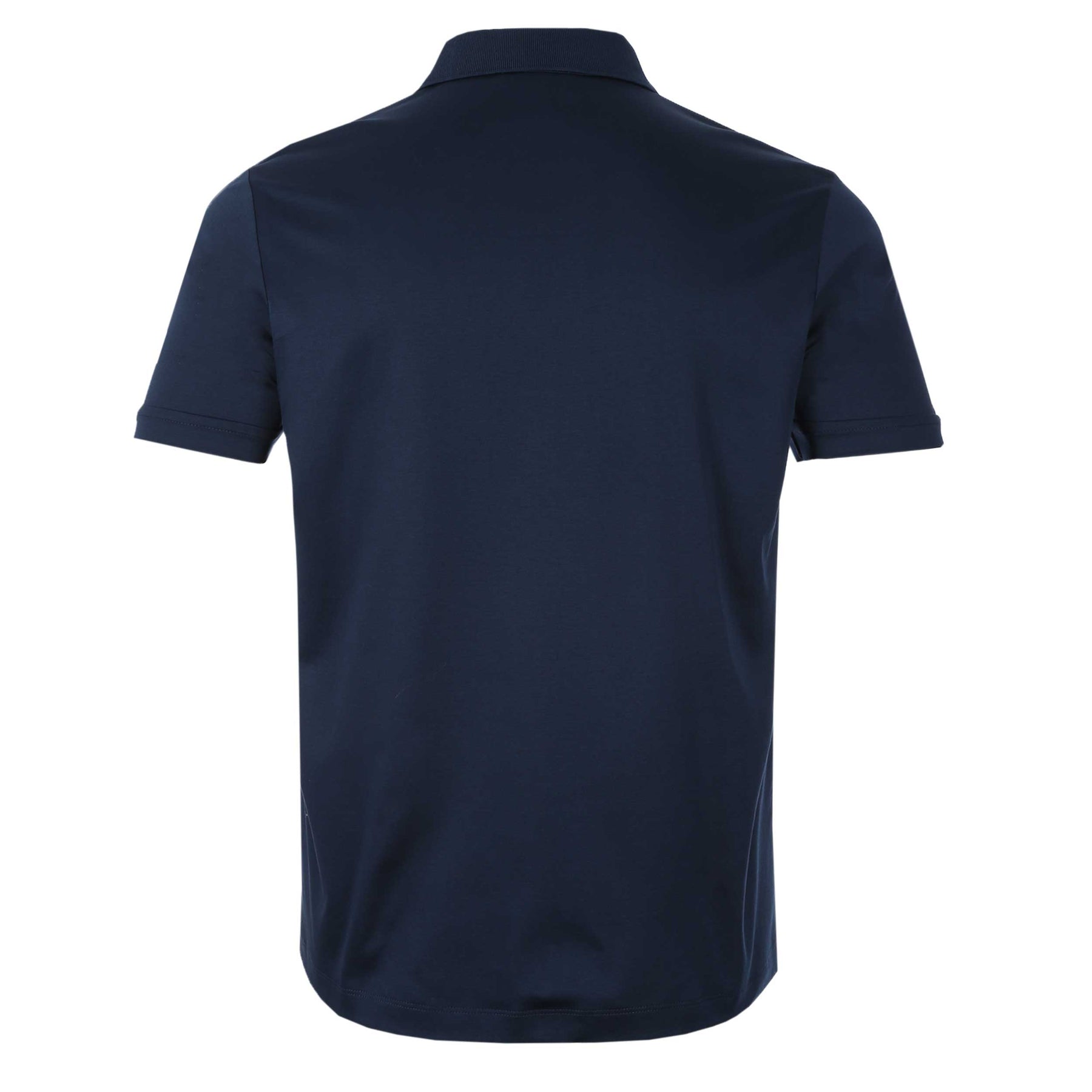 Sandbanks Interlock Full button Polo Shirt in Navy | Sandbanks – Norton ...