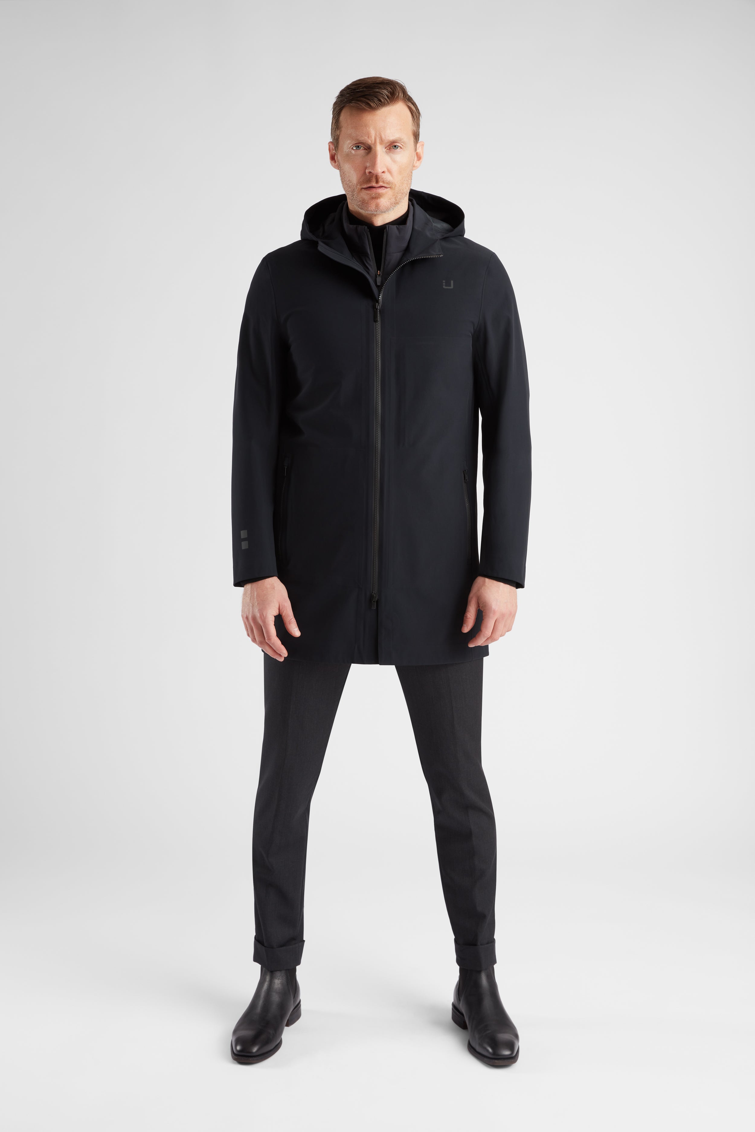 UBR EX-3 Delta Jacket in Black Night – Norton Barrie