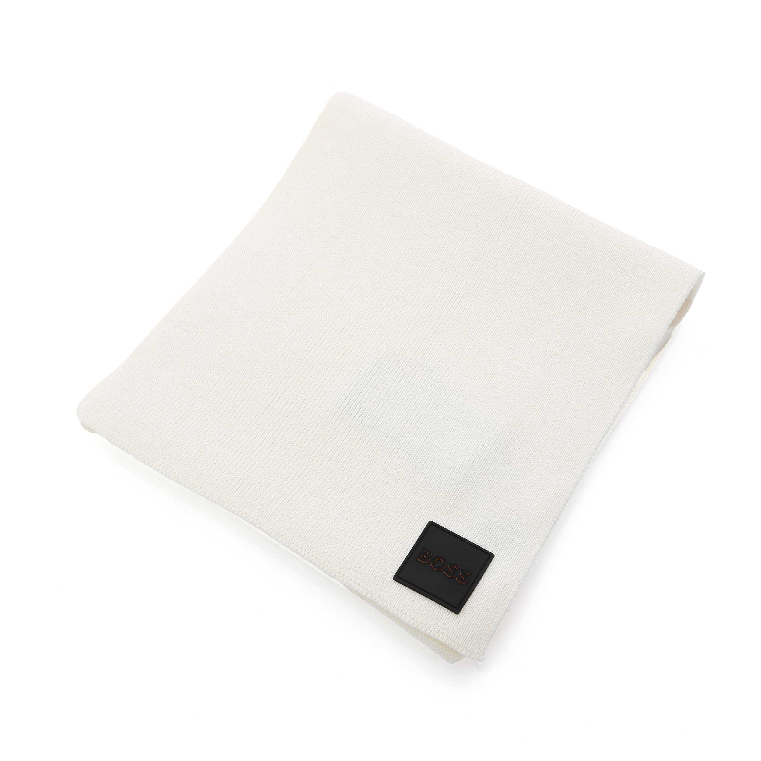 BOSS Foxon 1 Scarf in Open White I BOSS I Norton Barrie