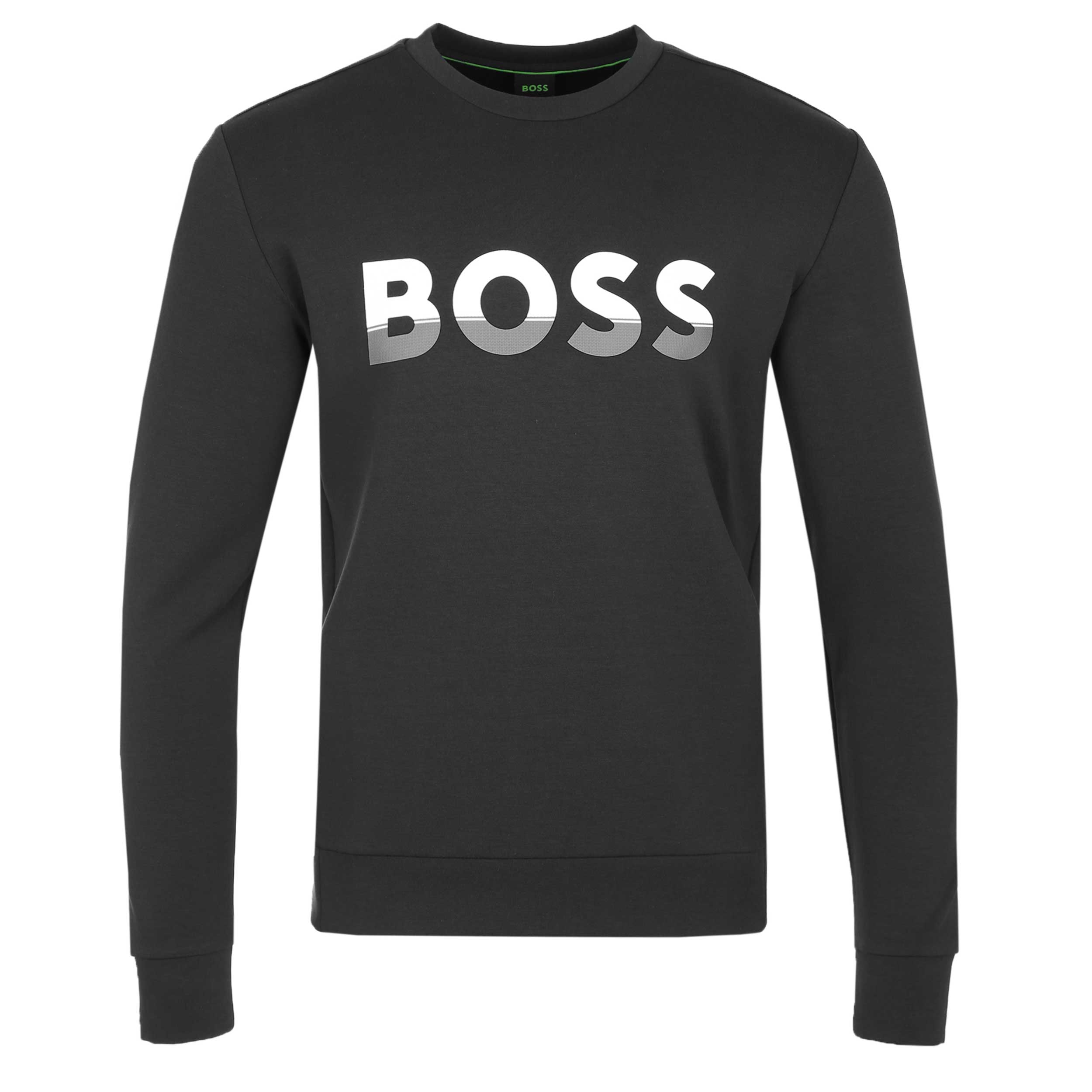 BOSS Salbo 1 Sweat Top in Black | BOSS | Norton Barrie
