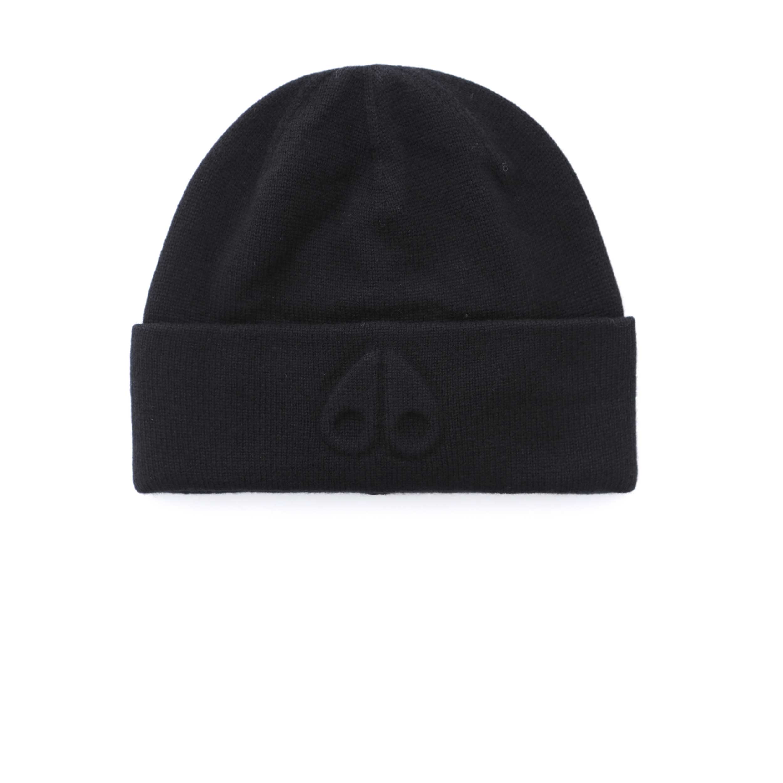 Moose Knuckles Wolcott Toque Beanie hat in Black | Moose Knuckles ...